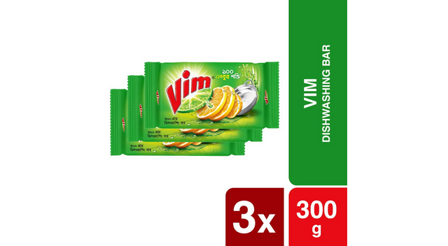 Vim Dishwashing Bar 300g (Bundle of 3)