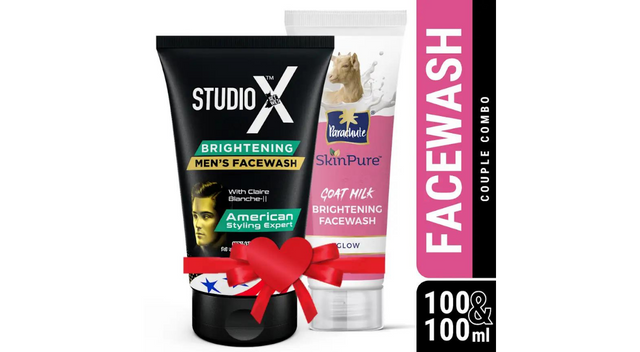 Couple Combo (Face Wash) - Studio X Brightening Facewash for Men 100ml ...