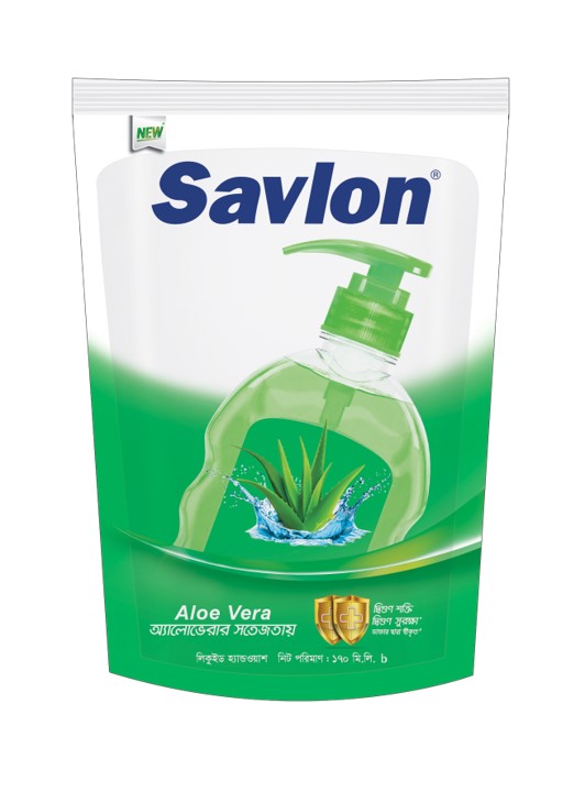 Savlon Handwash Aloe Vera 170ml Pouch