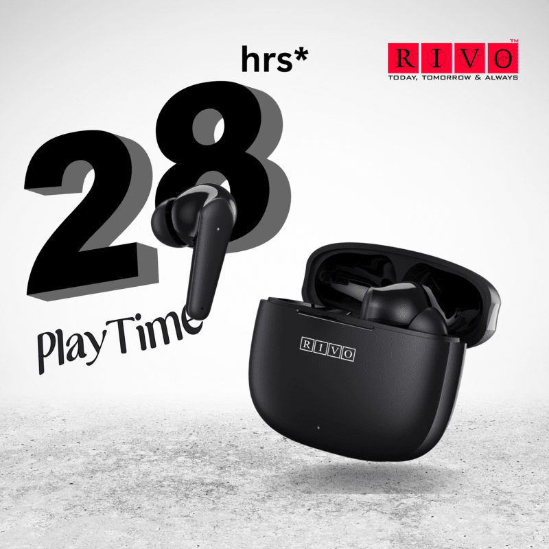 RIVO FB-20 Wireless Earbuds-Black