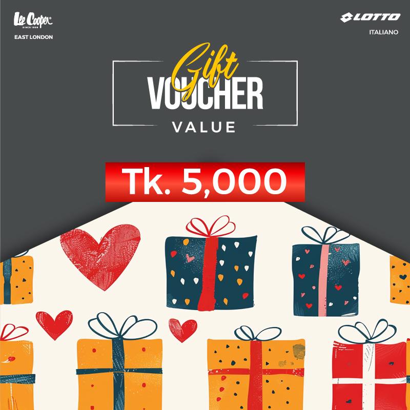 Lotto Gift Voucher Tk 5,000 (Activation within 3 working days)