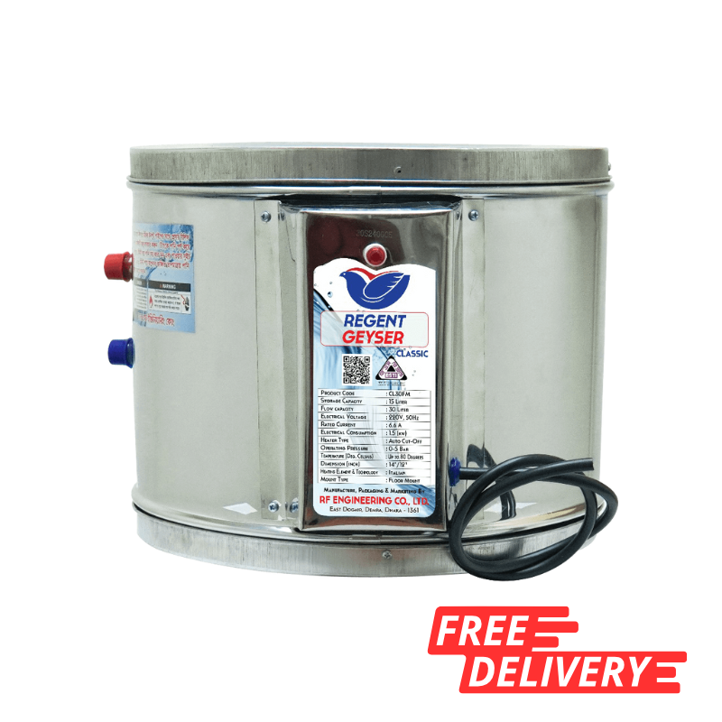 Classic 30 Liter Geyser (Stainless Steel)