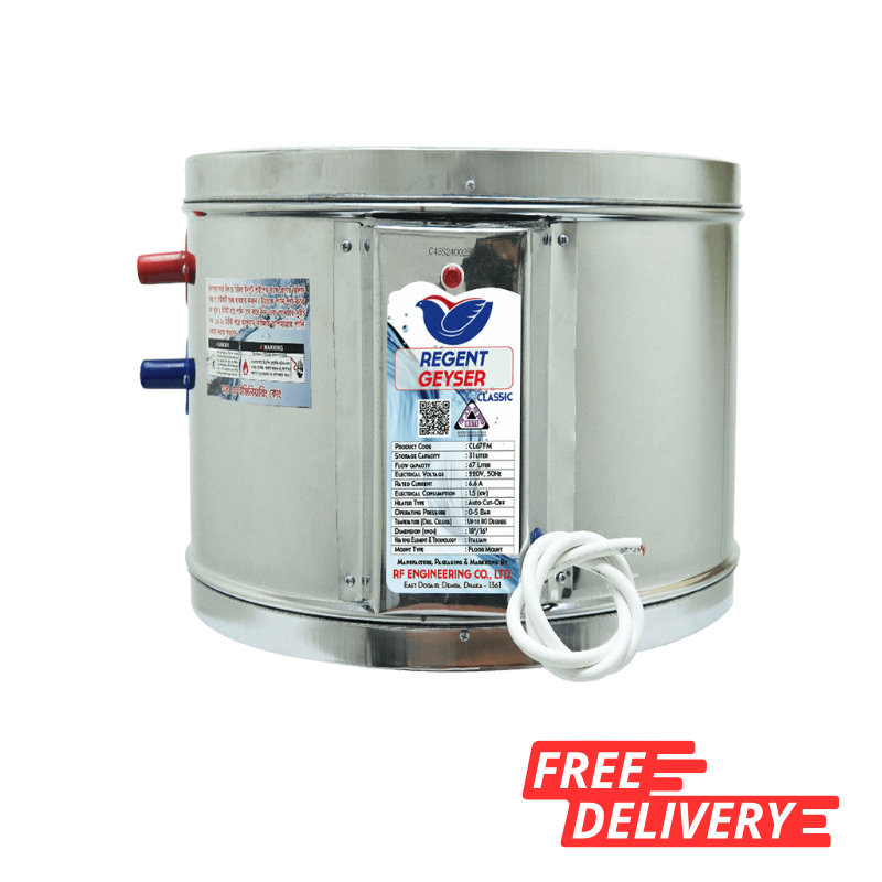 Classic 67 Liter Geyser (Stainless Steel)