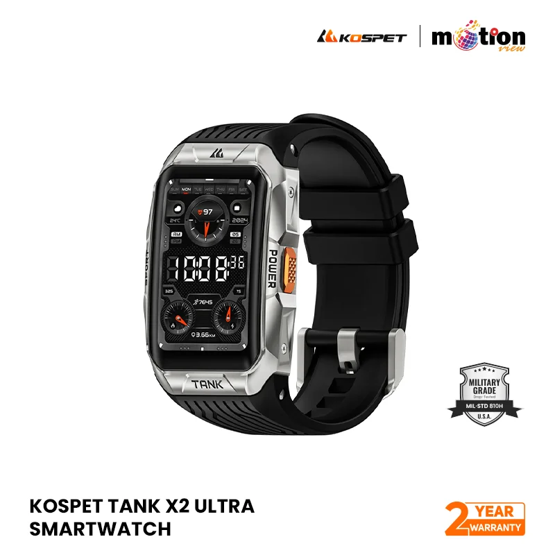 KOSPET TANK X2 Ultra 1.46" AMOLED With 5 ATM & IP69K (Dive-proof) GPS ...