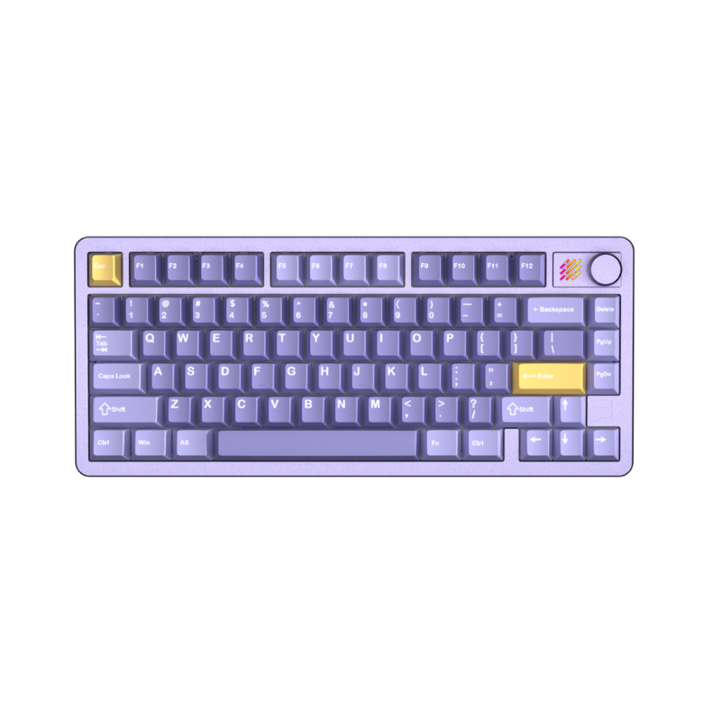 Furycube F75S Tri-Mode RGB Hot Swap Aluminium Alloy Mechanical Keyboard ...