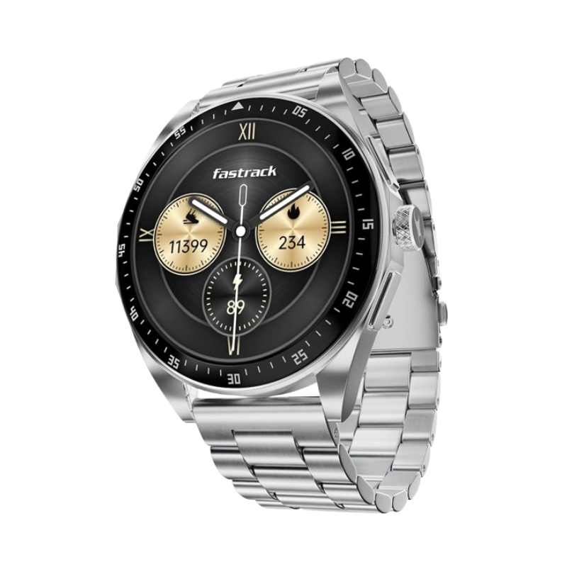 Fastrack Radiant FX1 Smartwatch-silver
